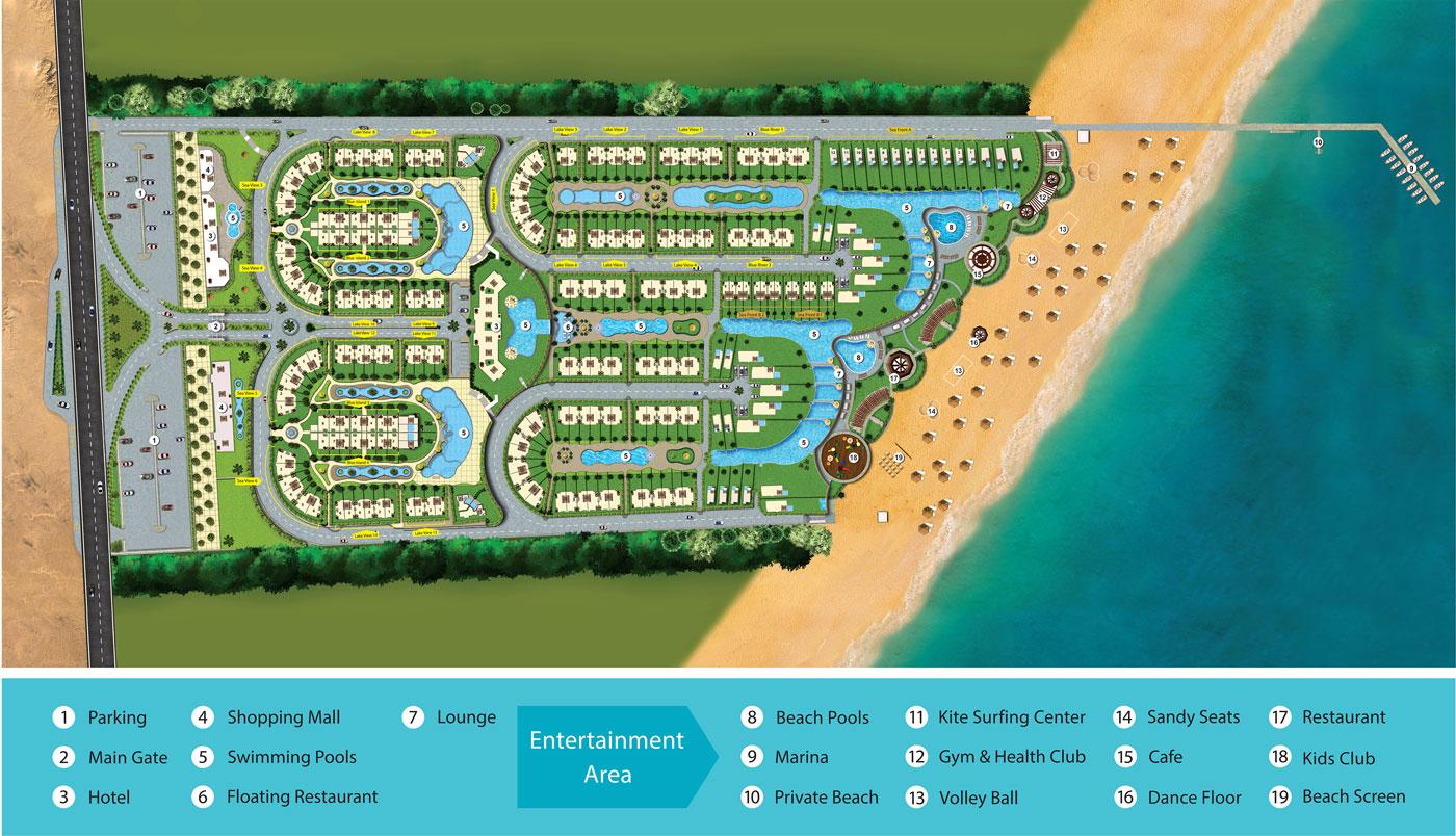 Beach Villa Resort Master Plan